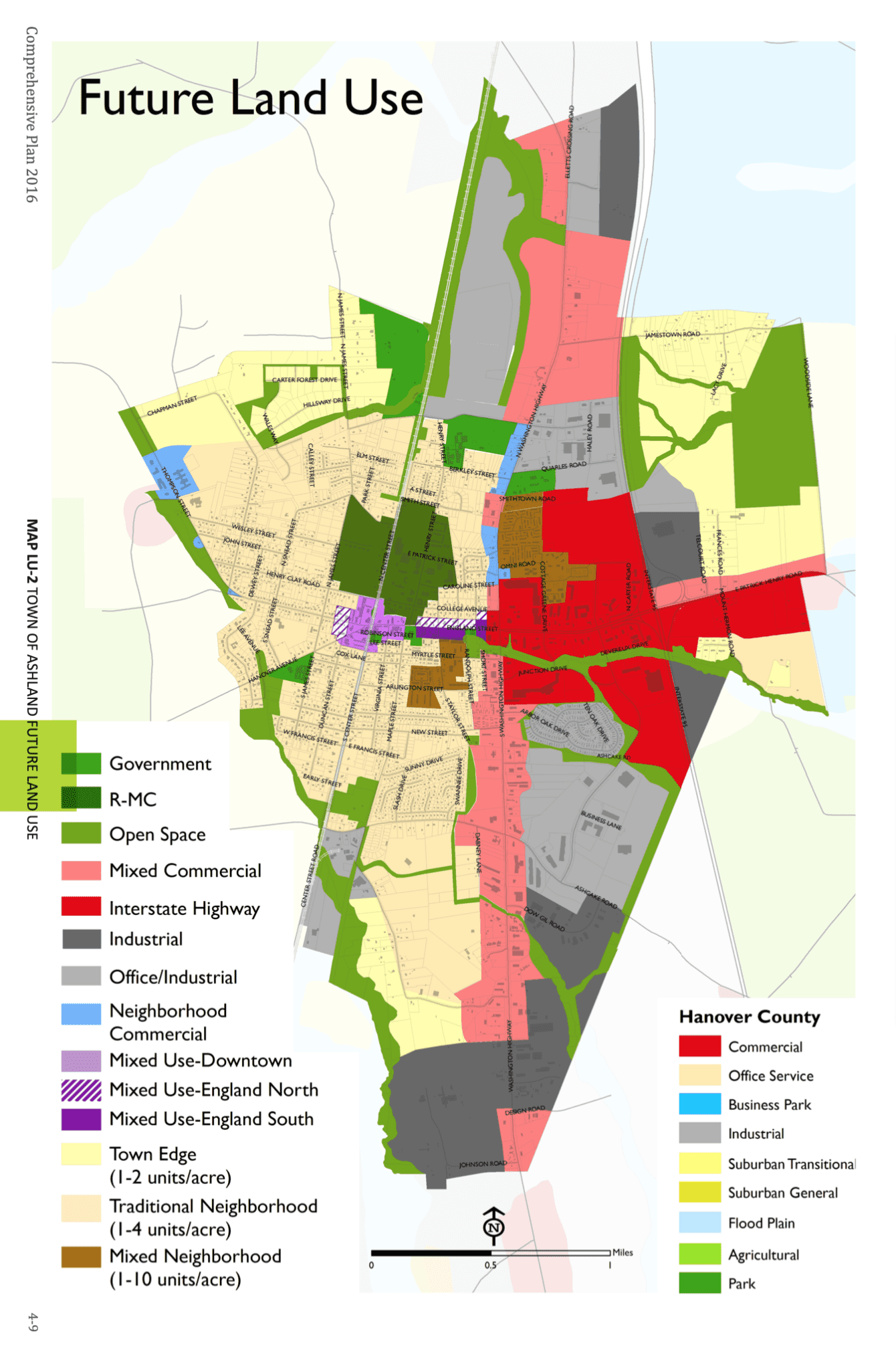 Ashland Future Land Use Map - Capital Region Land Conservancy